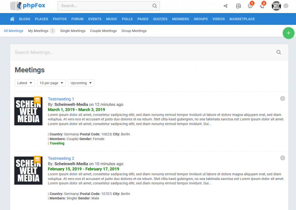 New Apps and Themes in Jun 2018 - phpFox Social Network