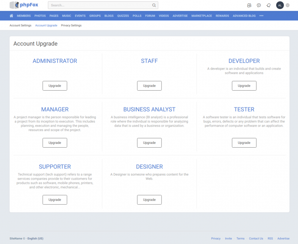 phpFox| New phpFox Apps and Themes in Quarter I 2019